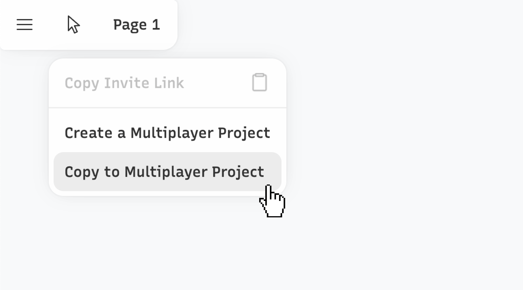 Copy to Multiplayer Project - Steve Ruiz